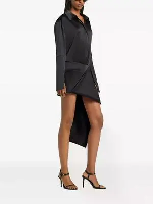 COURREGES Folded Panelled Mini Skirt