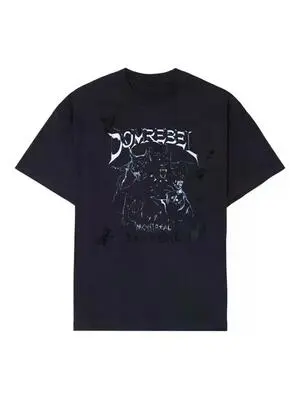 DOMREBEL Graphic-print T-shirt - Black