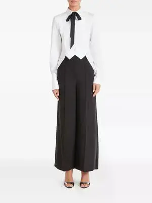 TEMPERLEY LONDON Bow-detailed Cotton Shirt