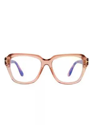 TOM FORD Square-frame Glasses - Pink