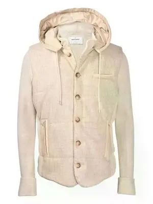 GRAN SASSO Wool Hooded Padded Jacket