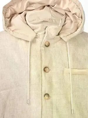 GRAN SASSO Wool Hooded Padded Jacket