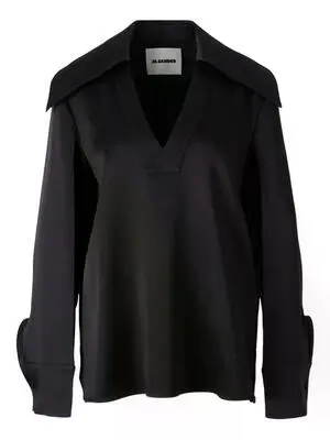 Jil Sander V Neck Blouses