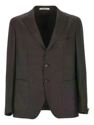 Tagliatore Single-breasted Patch-pocket Blazer