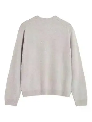 Maison Kitsuné Fox-embroidered Wool Sweater