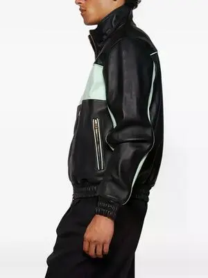 Casablanca Panelled Leather Jacket