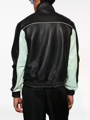 Casablanca Panelled Leather Jacket