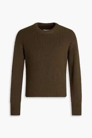 MAISON MARGIELA Ribbed Cotton And Wool-blend Sweater