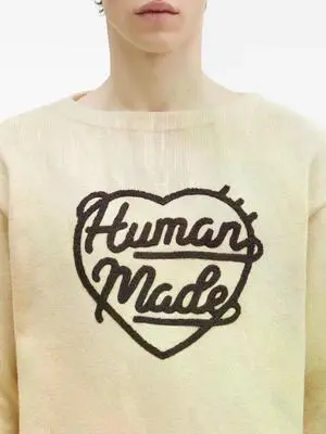 HUMAN MADE Heart-logo Appliqué Sweater