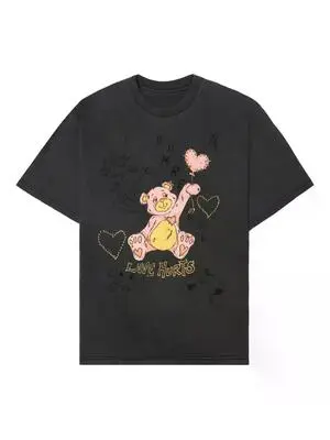 DOMREBEL Teddy Bear-print T-shirt - Black