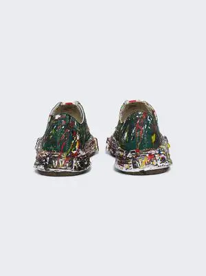 Mihara Yasuhiro Peterson 23 Og Sole Sputtering Low-top Sneakers - Green