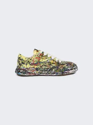 Mihara Yasuhiro Peterson 23 Og Sole Sputtering Low-top Sneakers - Yellow
