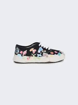 Mihara Yasuhiro Baker Og Sole Sticker Printed Low-top Sneakers - Black