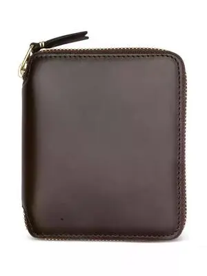 Comme Des Garçons Zip-around Leather Wallet - Brown