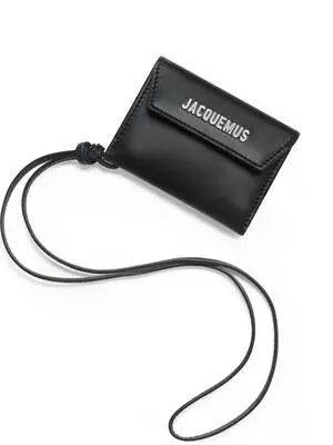 Jacquemus Leather Wallet - Black