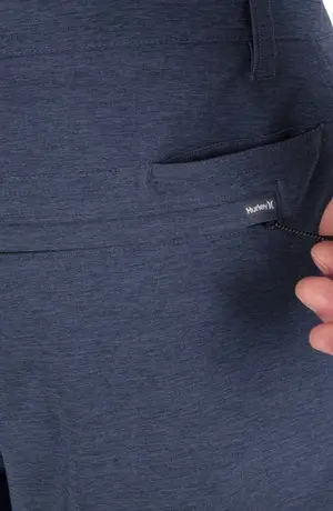 Hurley Phantom Heather Walk Shorts - Obsidian