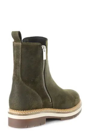 BOS. & CO. Waterproof Lug Sole Booties - Olive