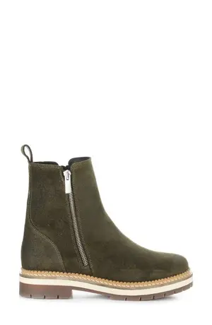 BOS. & CO. Waterproof Lug Sole Booties - Olive