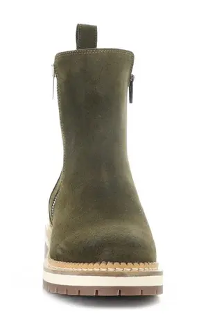 BOS. & CO. Waterproof Lug Sole Booties - Olive