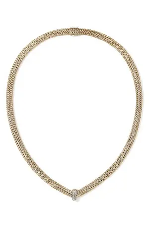 JOHN HARDY Icon Link Pavé Diamond Necklace