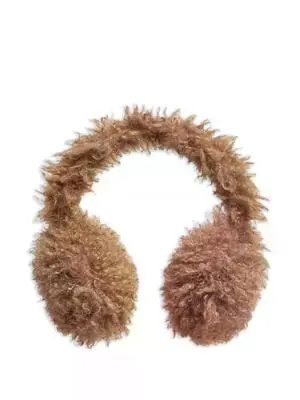Moncler Textured Earmuffs - Brown