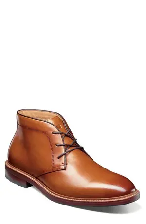 Florsheim Plain Toe Chukka - Saddle Tan