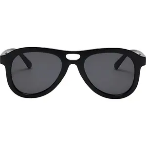 FIFTH & NINTH Thayer 50mm Polarized Aviator Sunglasses - Black /black