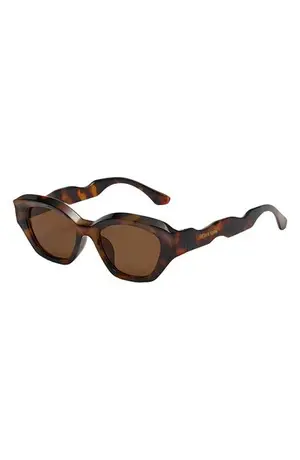 FIFTH & NINTH Geometric Sunglasses - Torte /brown