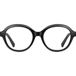 FIFTH & NINTH Hollis Round Blue Light Blocking Eyeglasses - Black /clear