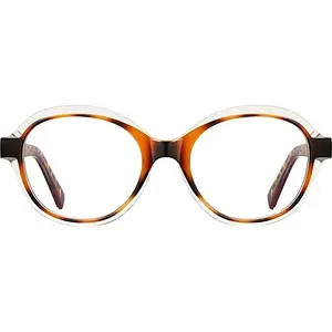 FIFTH & NINTH Hollis Round Blue Light Blocking Eyeglasses - Torte /clear