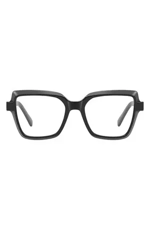 FIFTH & NINTH 50mm Square Blue Light Blocking Glasses - Black