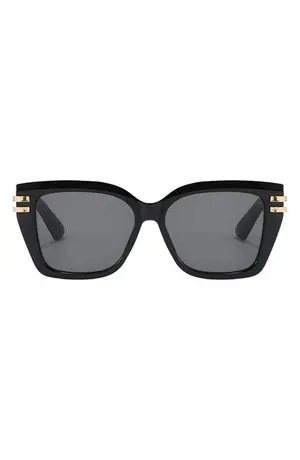 FIFTH & NINTH Geometric Sunglasses - Black /black