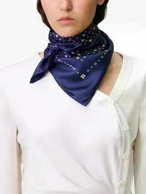 Claudie Pierlot Square Printed Scarf