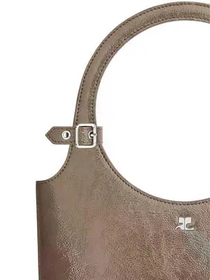 COURREGES Holy Leather Tote Bag - Neutrals