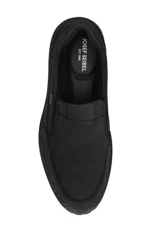 Josef Seibel Erroll Waterproof Slip-on Shoe - Black