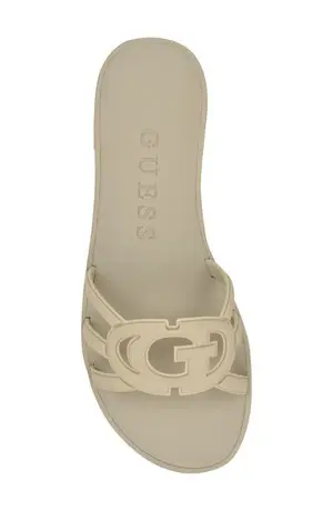 Guess Jelly Slide Sandal - Ivory