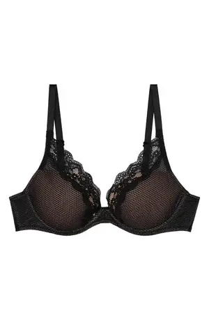 Chantelle Brooklyn Underwire Plunge Bra - Black
