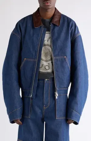 Acne Studios Ohniev Denim Jacket - Indigo Blue