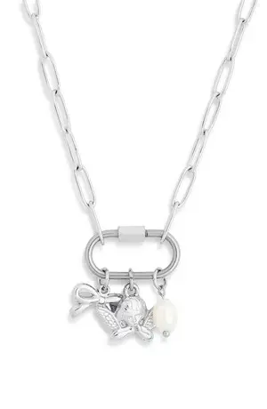 PETIT MOMENTS Charm Necklace - Silver