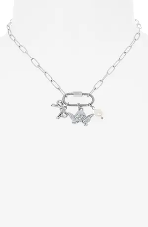 PETIT MOMENTS Charm Necklace - Silver