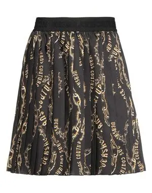 Versace Mini Pleated Twill Skirt - Black