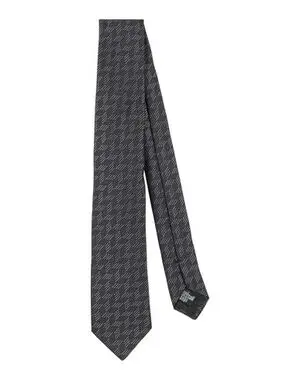 Giorgio Armani Silk Jacquard Necktie - Black