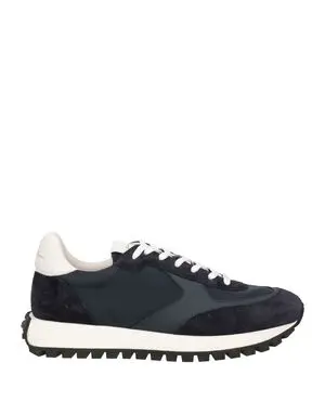 GIANVITO ROSSI Suede & Leather Sneakers - Blue