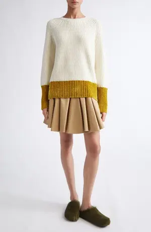 Marni Bicolor Crewneck Sweater