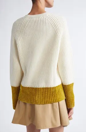 Marni Bicolor Crewneck Sweater