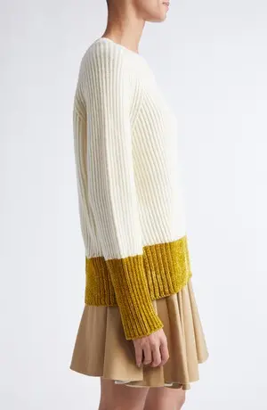 Marni Bicolor Crewneck Sweater