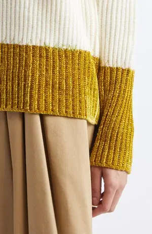 Marni Bicolor Crewneck Sweater