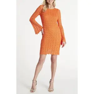 Long Bell Sleeve Sweater Dresses
