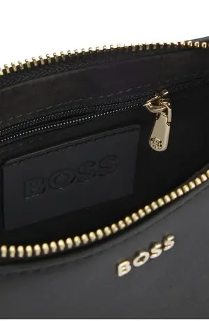 Hugo Mini Numah Leather Shoulder Bag - Black