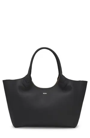 Hugo Lenah Leather Tote - Black